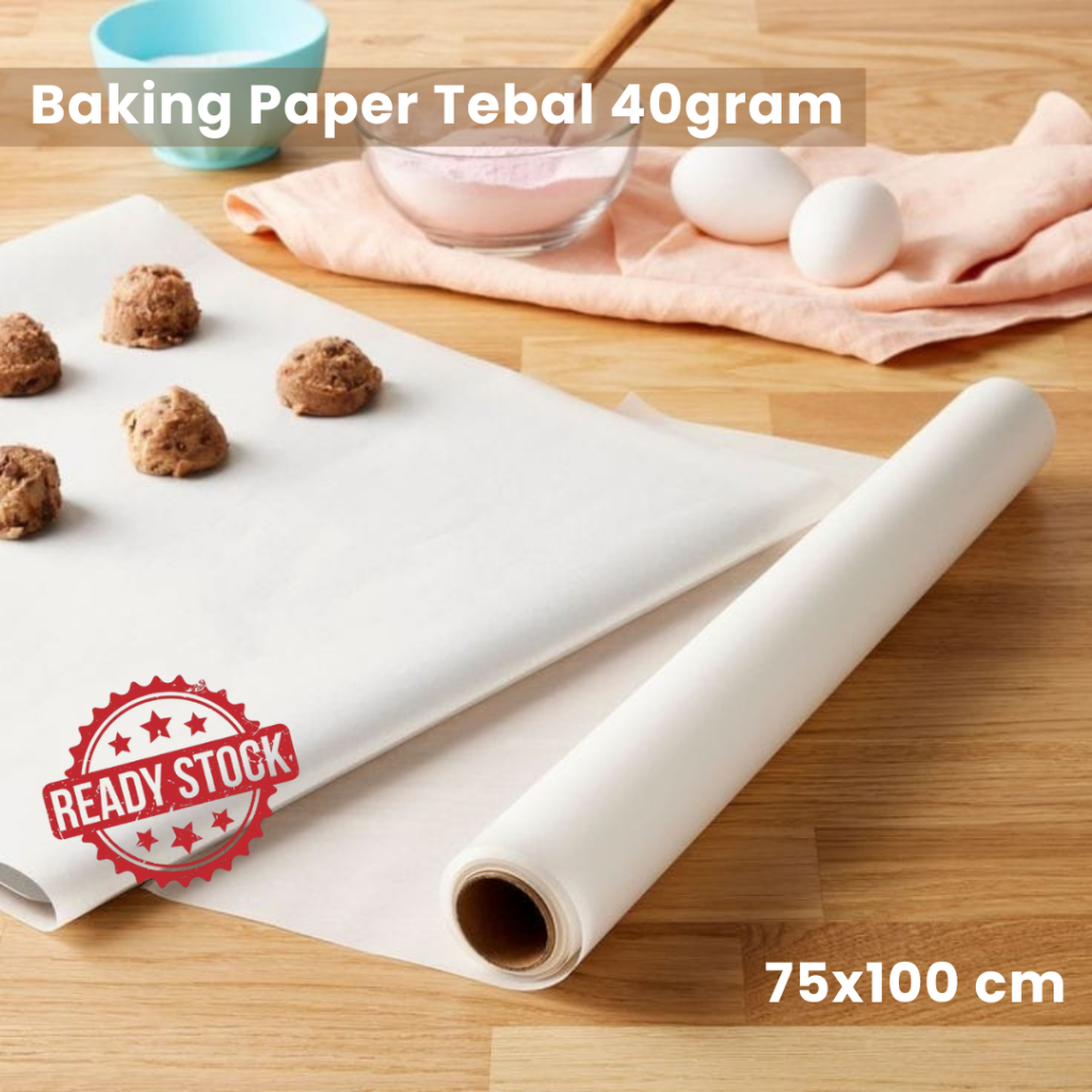 Jual [ECER] Kertas Roti Putih 75x100cm TEBAL 40gr | Baking Paper ...