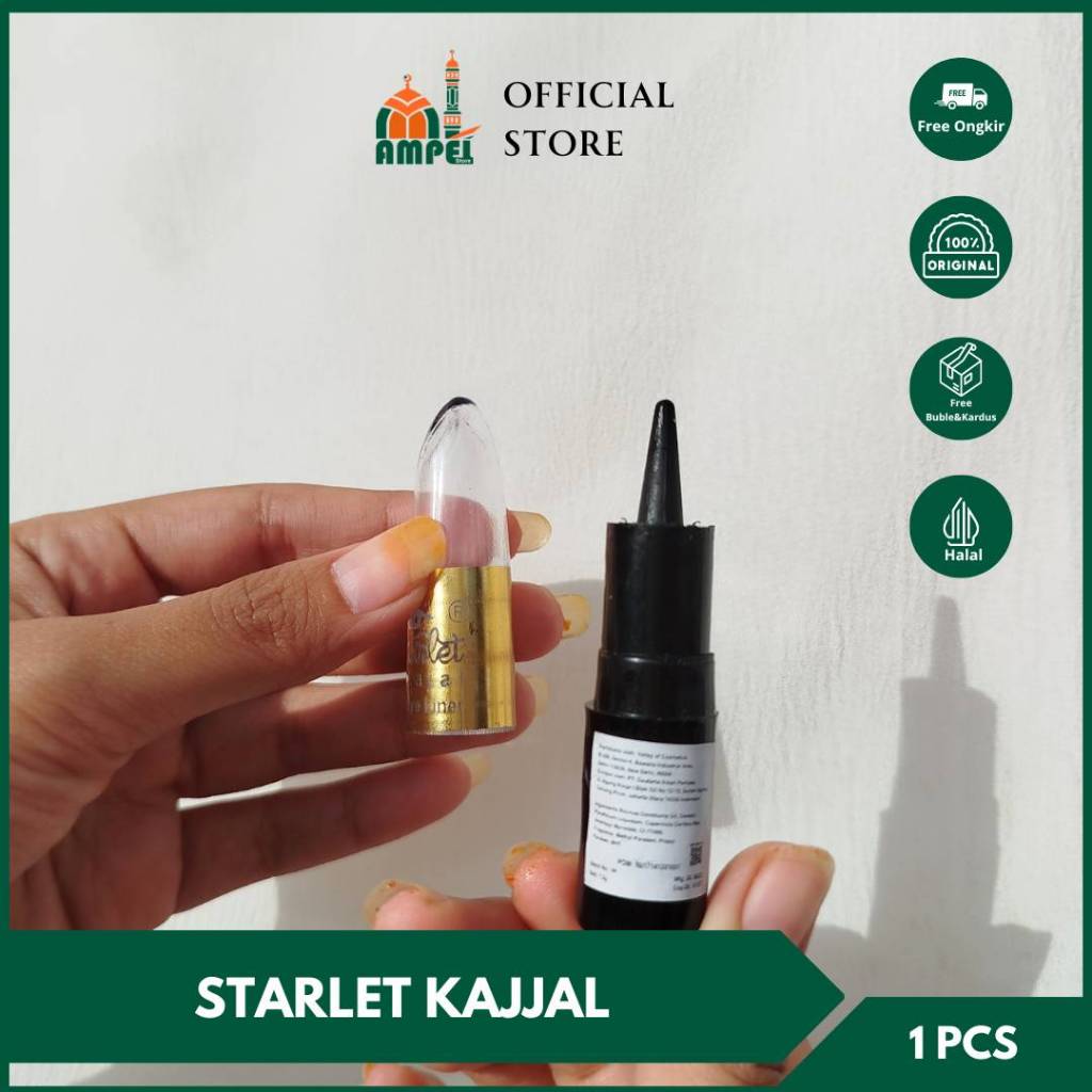 Jual Celak Mata Herbal STARLET KAJAL Asli Pakistan Aman Sensasi Mint ...