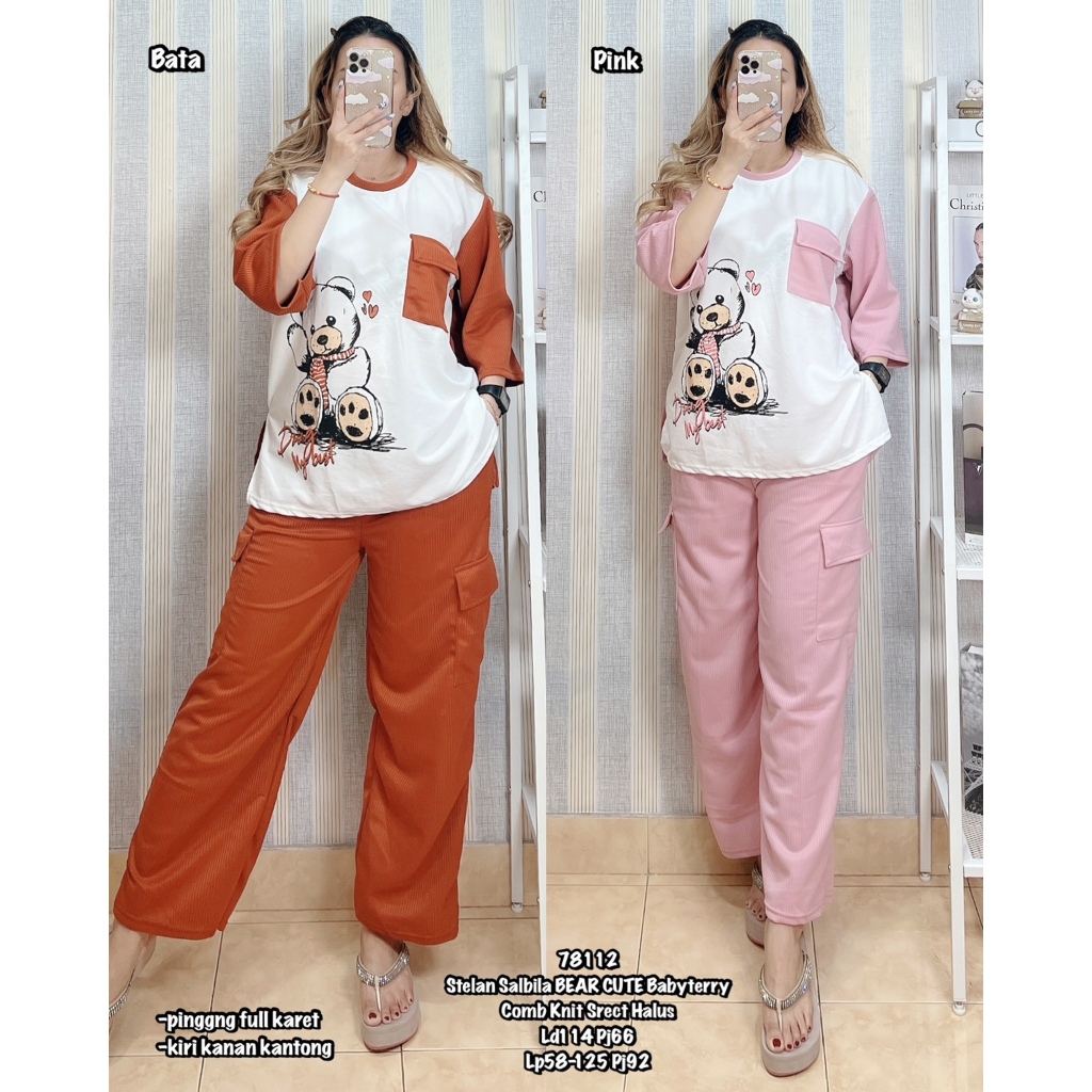 Jual 10989 Stelan Claudia Knit Cantik | Shopee Indonesia