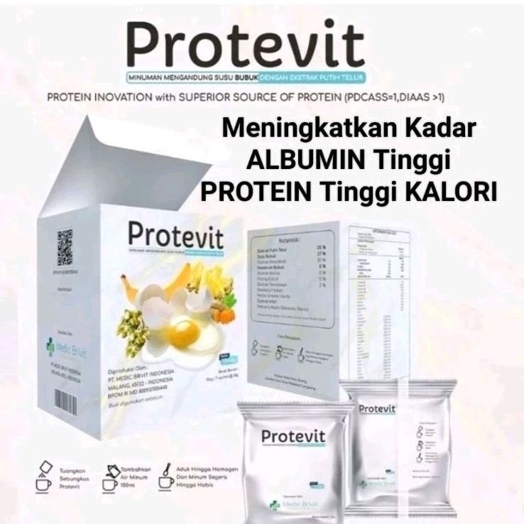 Jual PROTEVIT Susu Putih Telur dengan Colostrum dan Kecambah Menaikkan Albumin dan Kesuburan ...