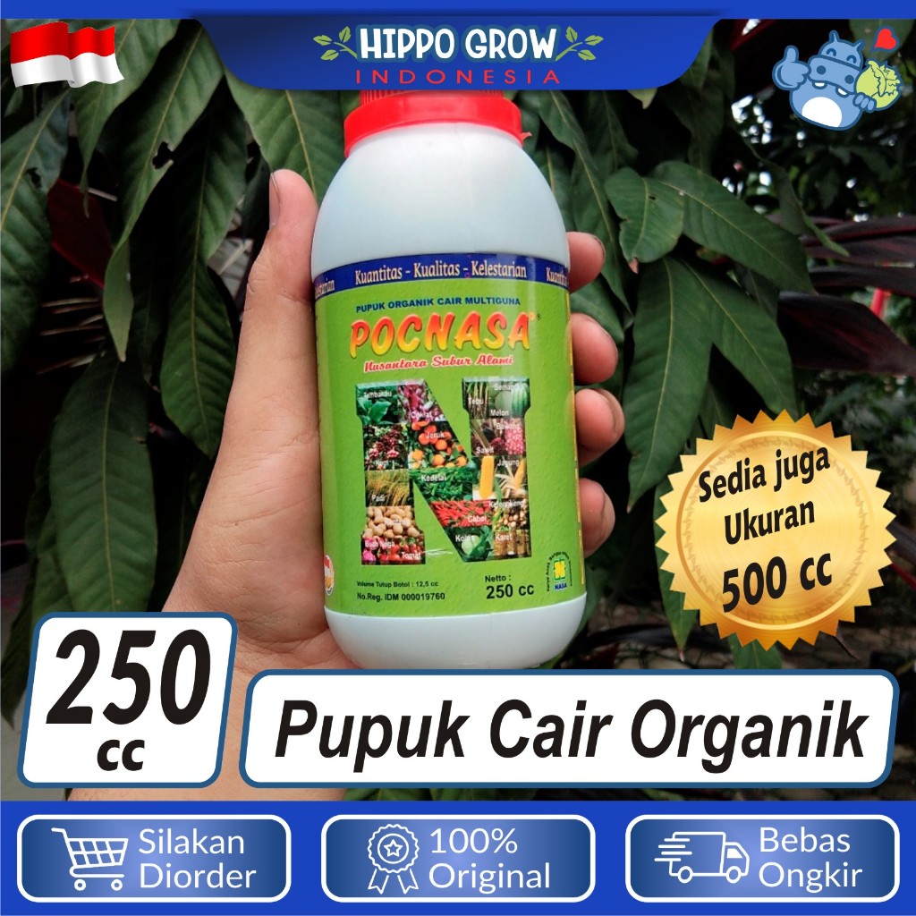 Jual POC NASA 250cc - Pupuk Organik Cair Multiguna 250ml semua Jenis Tanaman Sayur Buah Subur ...