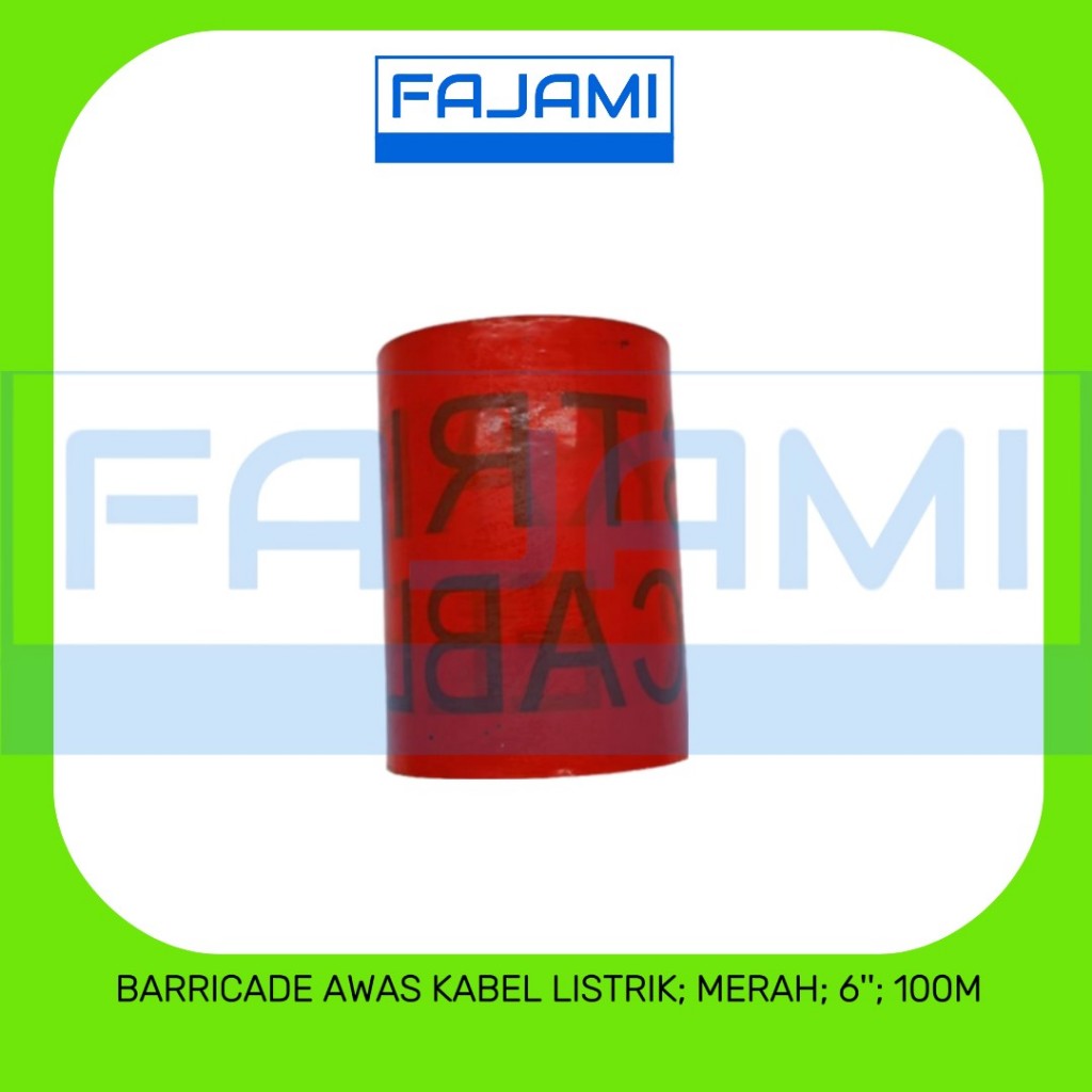 Jual Barricade Awas Kabel Listrik - Merah / Electrical Cable Warning ...