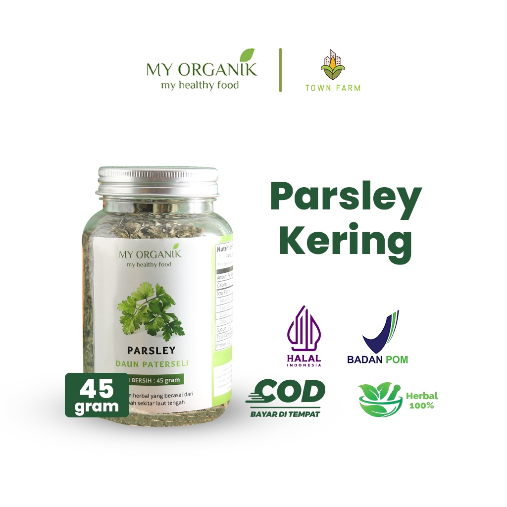 Jual My Organik Daun Peterseli Parsley Flakes LEAF ORGANIC Daun Garnish ...