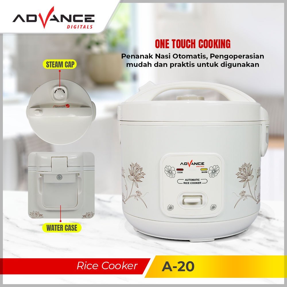 Jual MAGIC COM ADVANCE A-20 1.8 LITER RICE COOKER | Rice Cooker Advance ...