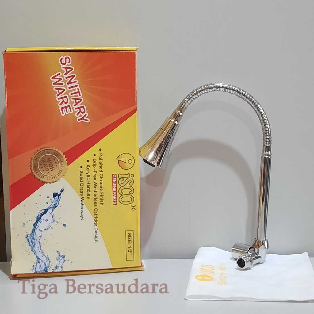 Jual Kran Flexible ISCO / Kran Cuci Piring flexible/ Kran Wastafel Isco ...