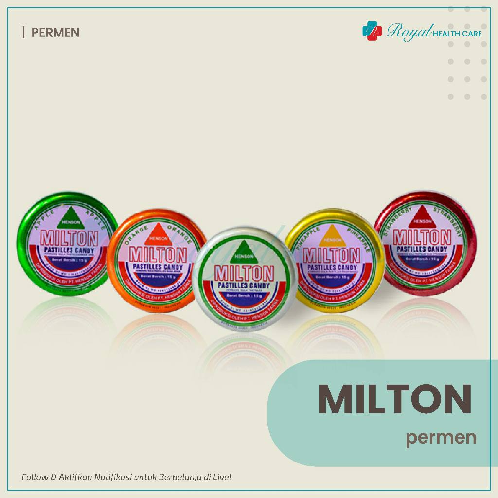 Jual MILTON PASTILLES Candy 15gr Permen Penyegar Mulut | Shopee Indonesia