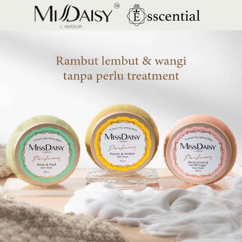 Jual MISS DAISY French Perfume Hair mask Rambut Halus Anti Lepek | Wangi Tahan Lama | Shea ...