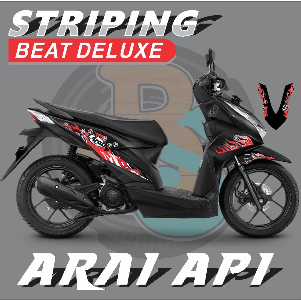 Jual Jual Striping motor beat deluxe konsep arai api | Shopee Indonesia