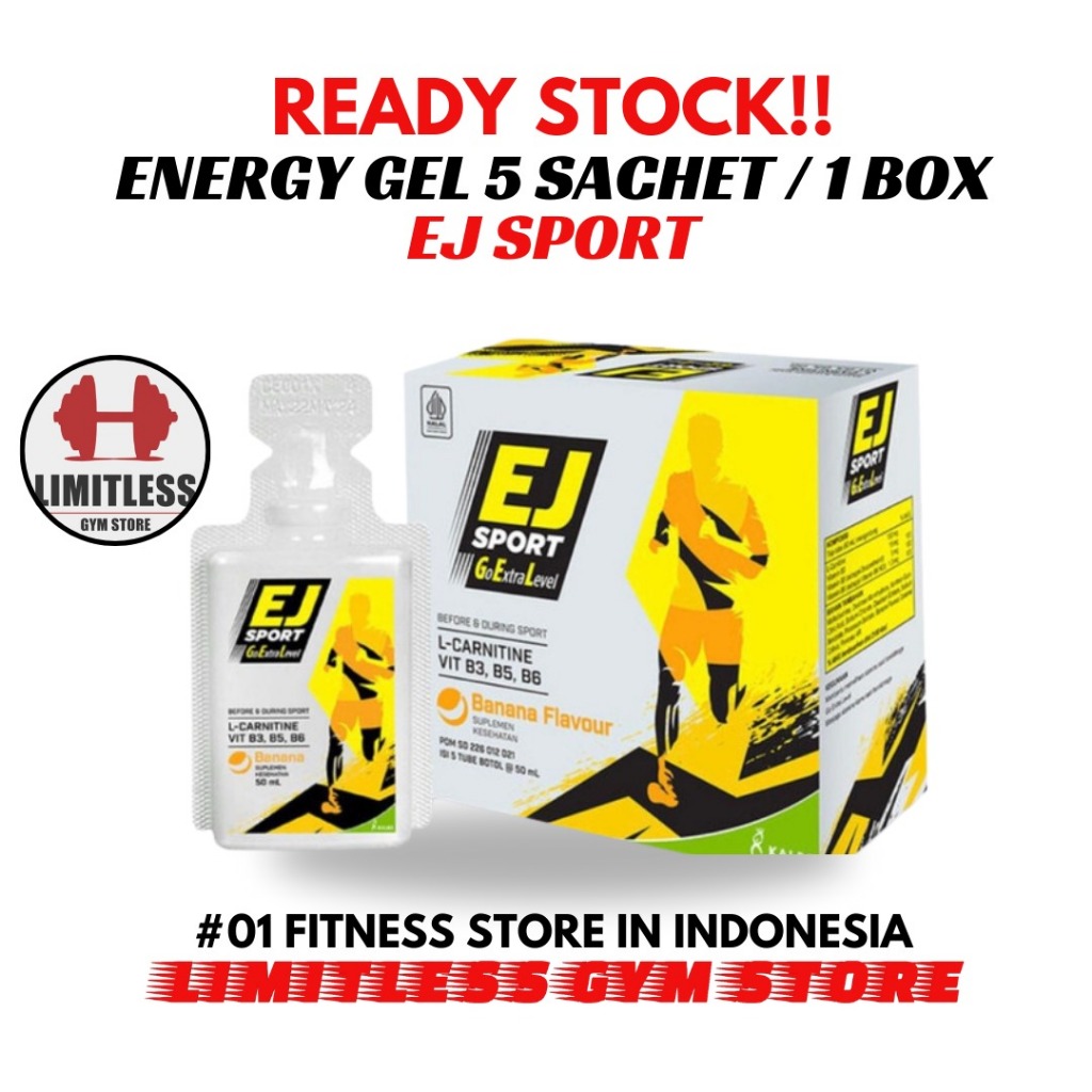 Jual EJ SPORT Go Extra Level Energy Gel With Carnitine and Vitamin B3 ...