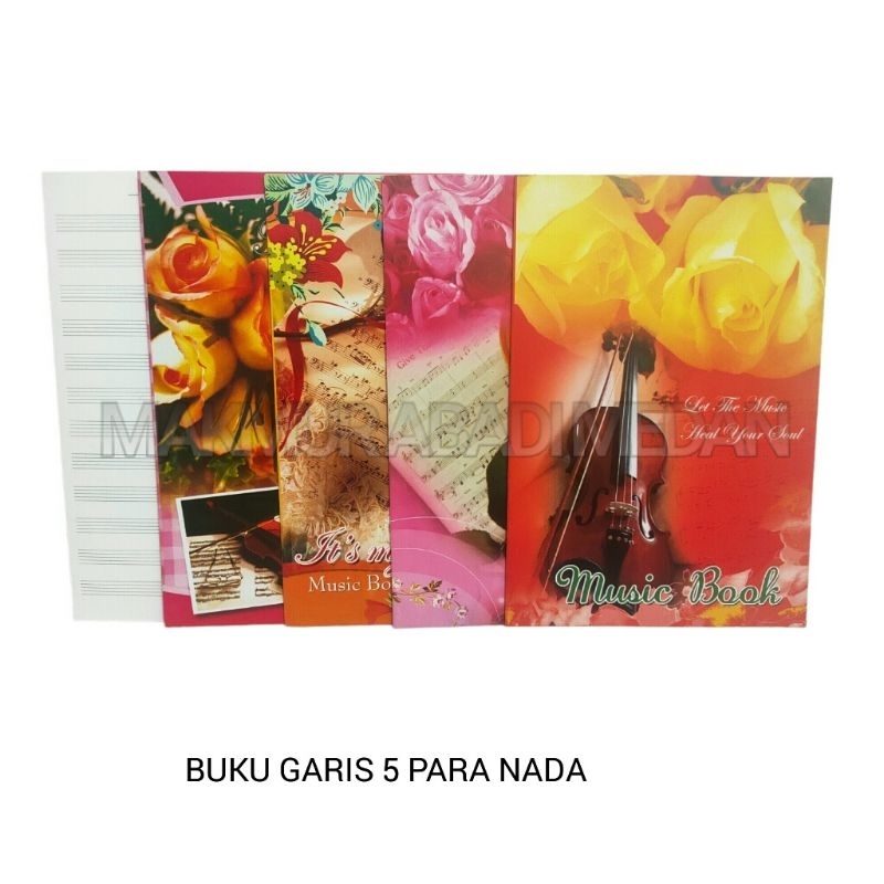 Jual (1Pcs) Buku Musik Not Balok / Buku Musik Garis 5 Paranada ...
