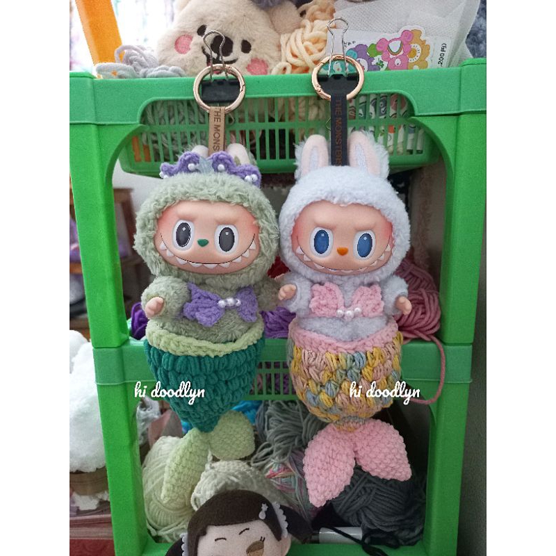 Jual [ REAL PIC ] LABUBU MERMAID OUTFIT, baju labubu duyung | Shopee ...