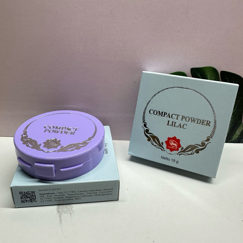 Jual VIVA COMPACT POWDER LILAC/ ORANGE ORIGINAL | Shopee Indonesia