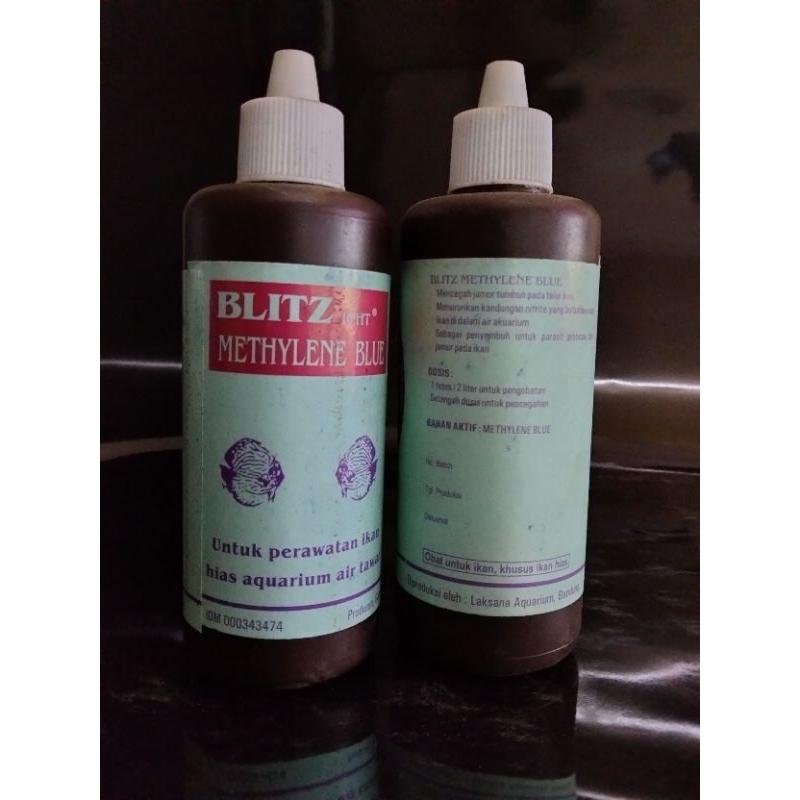 Jual BLITZ Icht Methylene Blue || Obat Ikan Hias Aquarium Aquascape ...