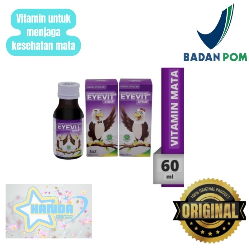 Jual Eyevit Sirup 60 ML Eyevit syrup eyevit vitamin mata eyevit vitanim ...