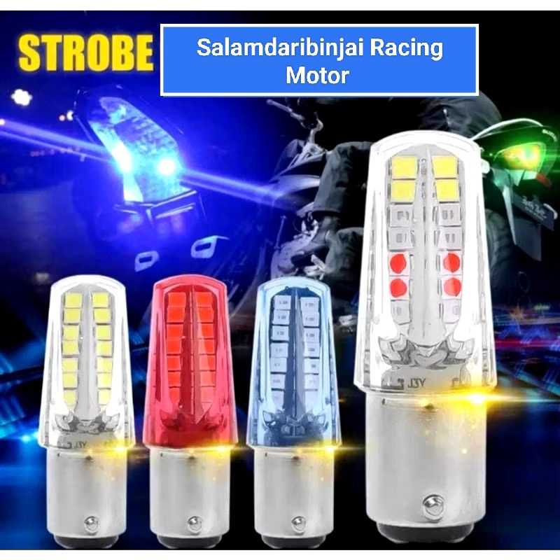 Jual Lampu Stop Belakang Bola Lampu Stop Led Jelly Kuncup Lancip RGB Running Bola Rem Belakang ...