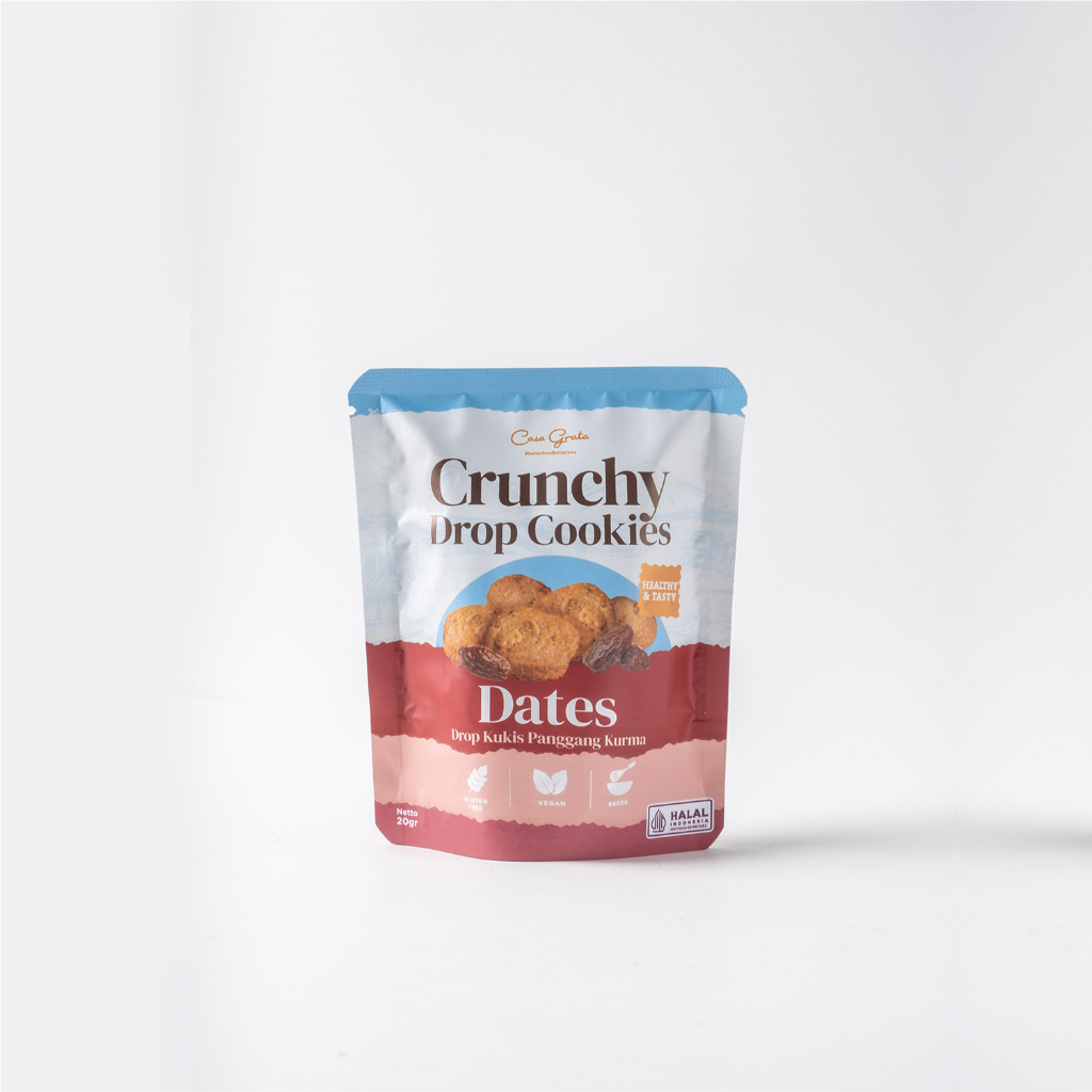 Jual Mini Crunchy Drop Cookies - Dates 20g - Crunchy Drop Cookies by ...