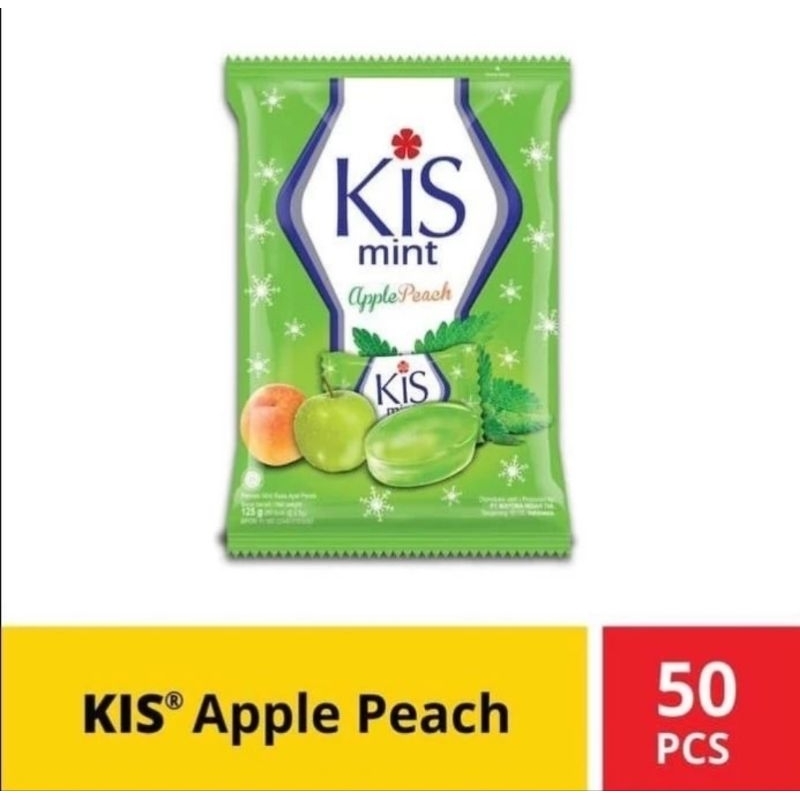 Jual Permen Kiss Mint rasa Apple Peach 125 gm | Shopee Indonesia