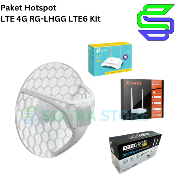 Jual Paket Hotspot LTE 4G Mikrotik LHGG LTE6 kit + Wireless Router ...