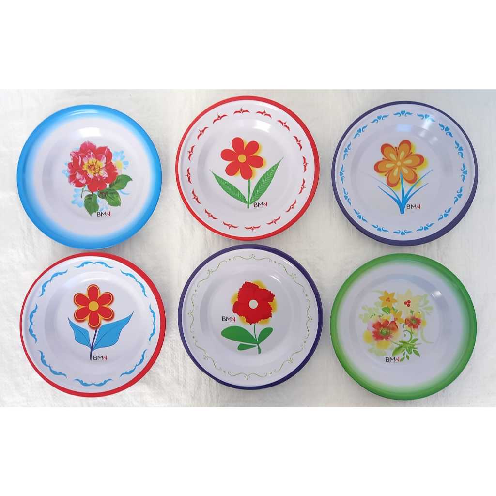 Jual Piring Enamel Seng Jadul Motif Kembang / Piring Enamel Seng Jadul ...