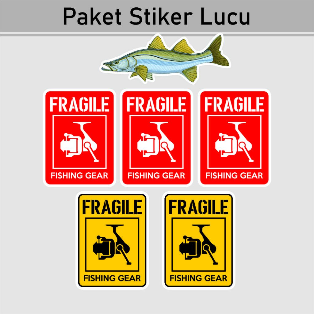 Jual Stiker Mancing Lucu Tebal Sticker Pancing Brand | Shopee Indonesia