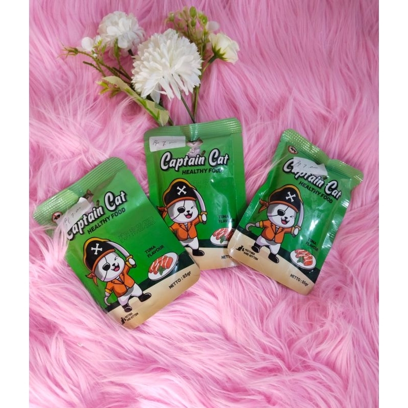 Jual CAPTAIN CAT HEALTHY FOOD MOTHER AND KITTEN TUNA FLAVOUR | Shopee ...