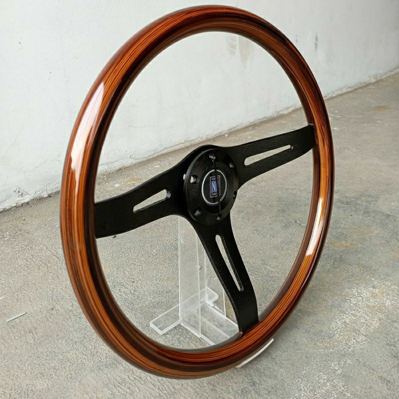 Jual Stir Racing Nardi Kayu Semi Celong R14 Universal Hitam | Shopee ...