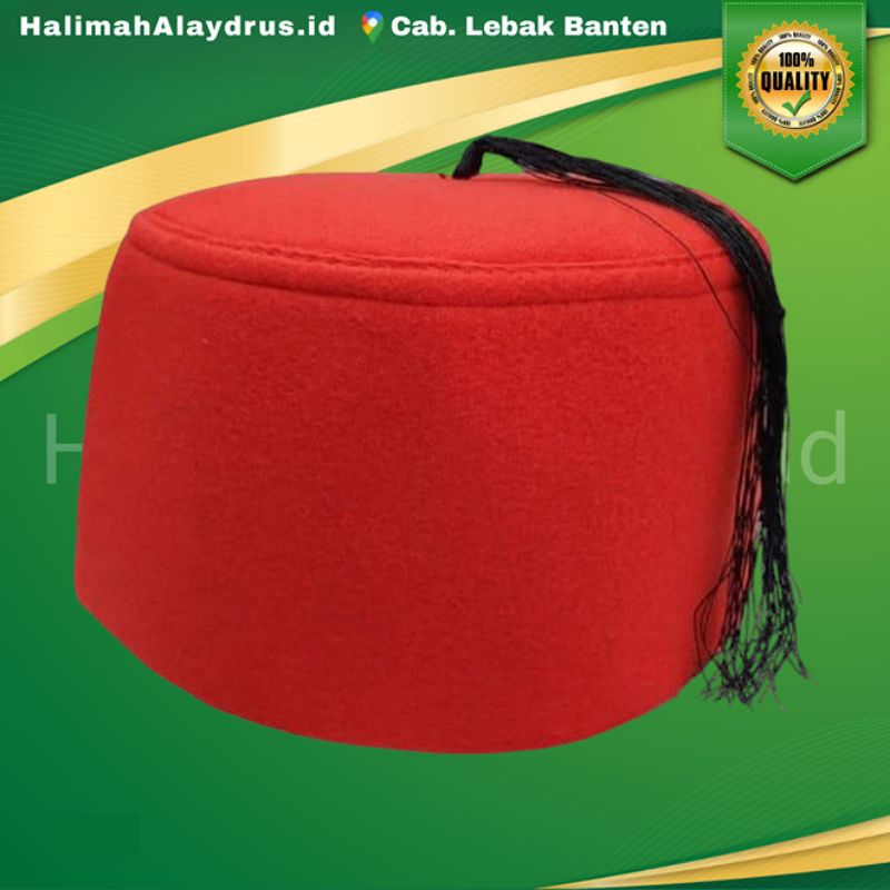 Jual Fes Tarbus Kesultanan Utsmaniyah Ottoman / Peci Kuncur Rambut ...