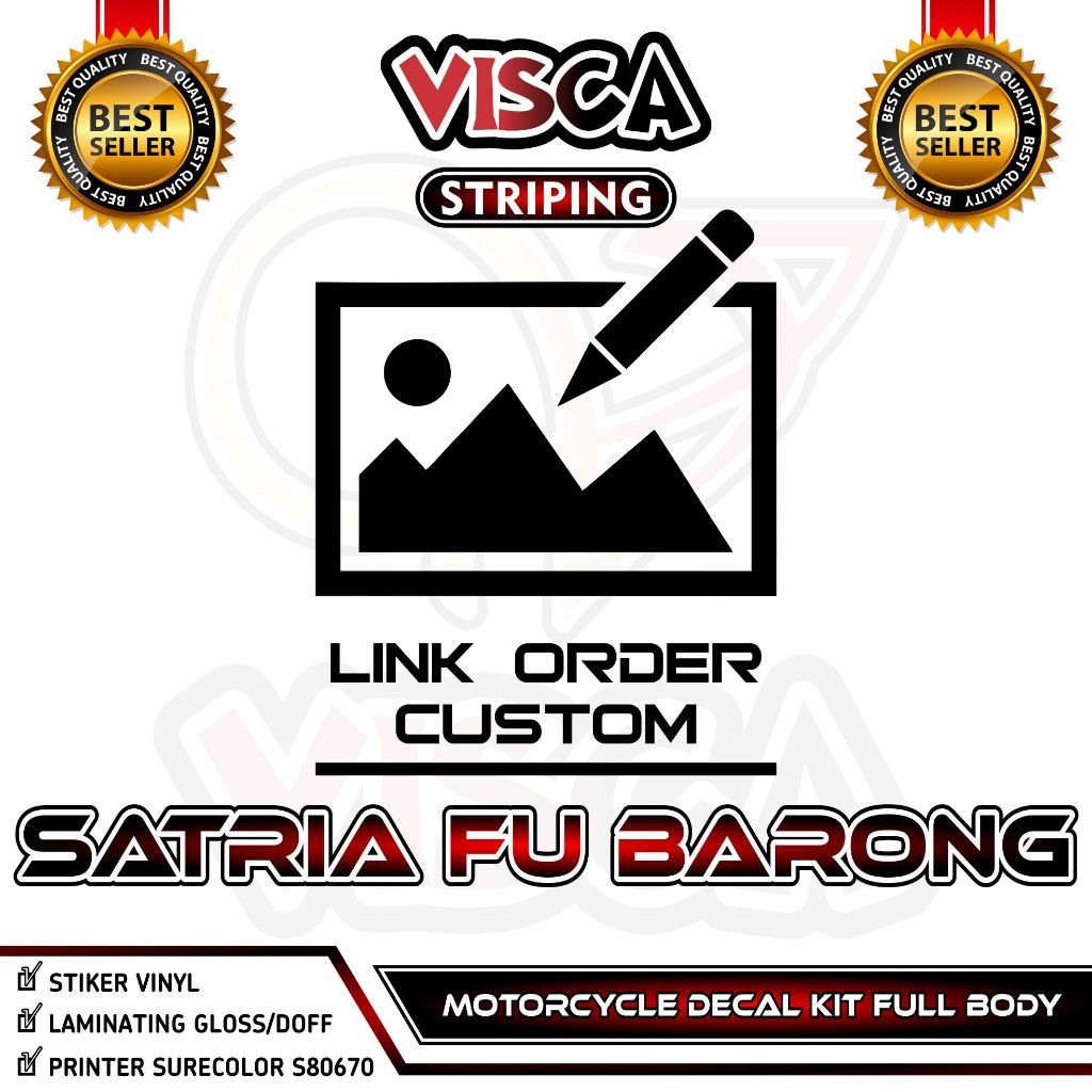 Jual Decal Satria Fu Barong Full Body / Desain Custom Suka Suka ...