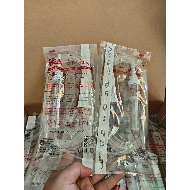 Jual Blood Transfusion Set GEA // Transfusi Darah | Shopee Indonesia