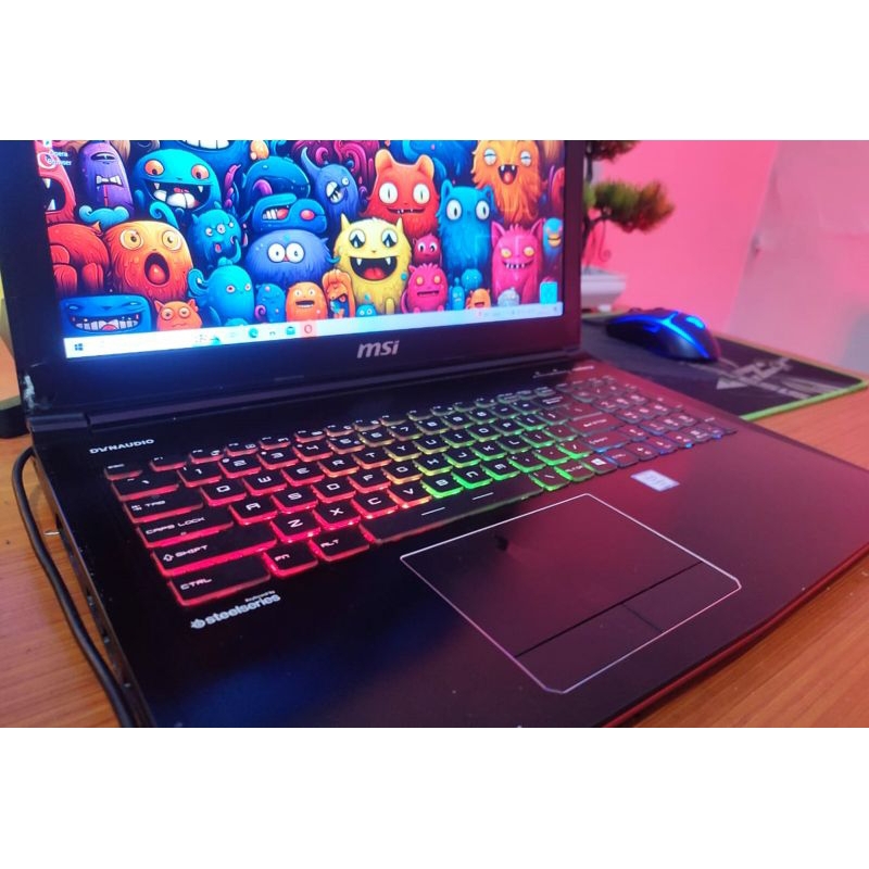 Jual Laptop Gaming MSI Apache Pro GE62 core i7 | Shopee Indonesia