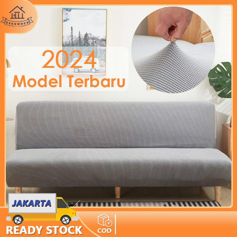 Jual DESOWOCO Cover Sofa Bed Sarung Sofa Bed Tebal SOFA COVER ELASTIS ...