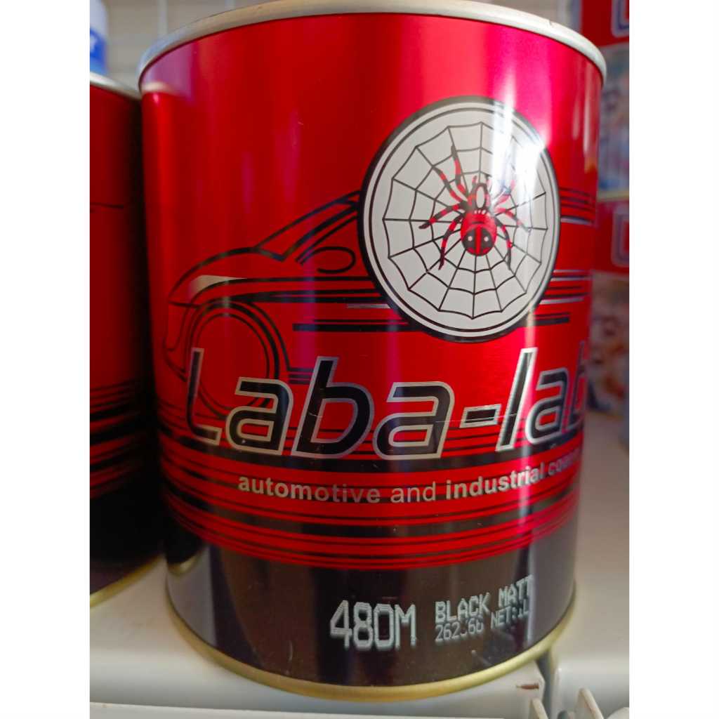 Jual Cat NC Duco Laba Laba 1kg /Black Matt 480M | Shopee Indonesia
