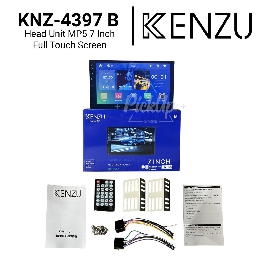 Jual Head Unit Double Din Mp5 Kenzu Car Audio Bluetooth Radio | Shopee ...