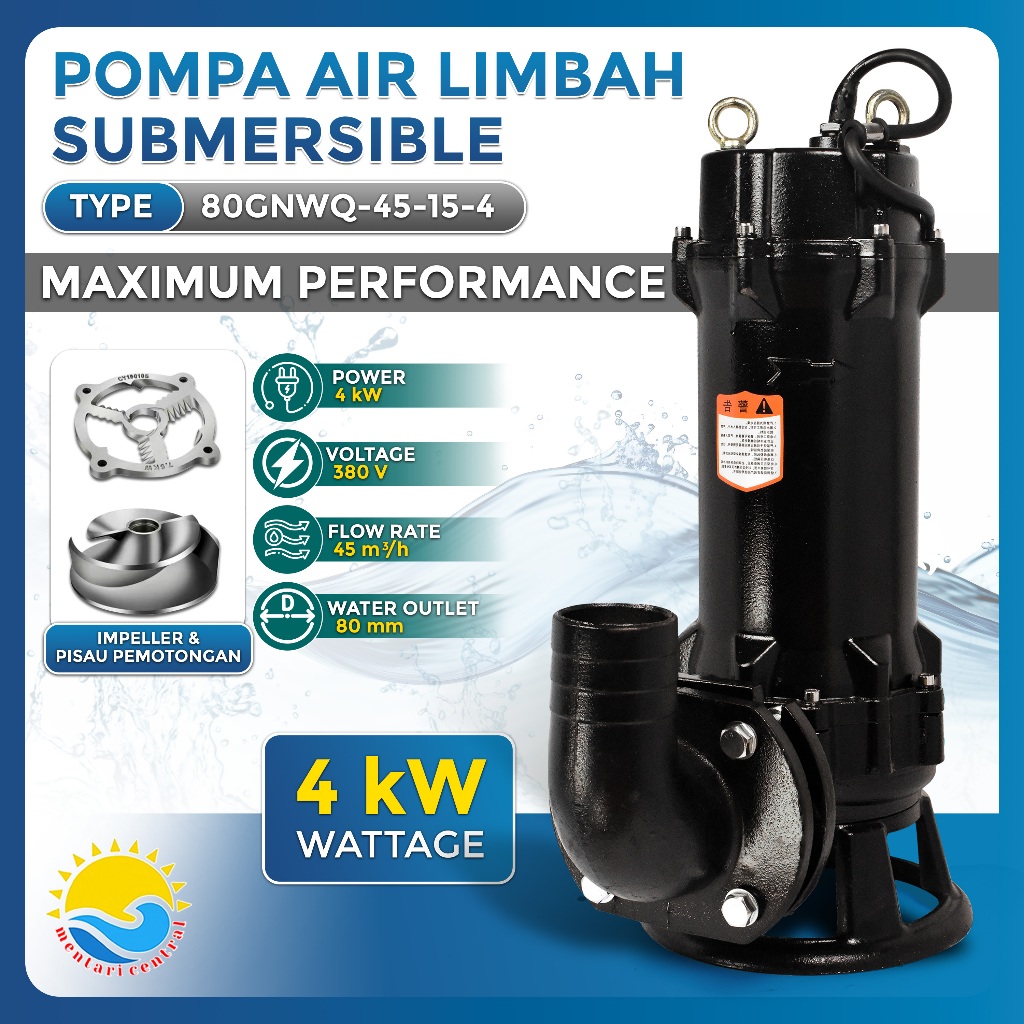 Jual Pompa Air Celup Limbah – Pompa Celup Pemotongan pompa hisap lumpur ...