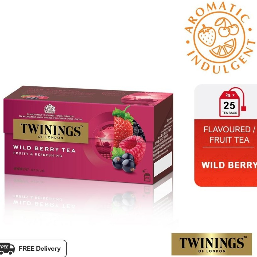 Jual Twinings Teh Celup Wild Berry Tea 25x2g | Shopee Indonesia