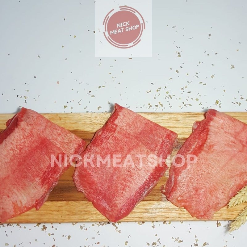 Jual Lidah sapi (gyutan) / Beef Tongue Slice import - 500grm | Shopee ...