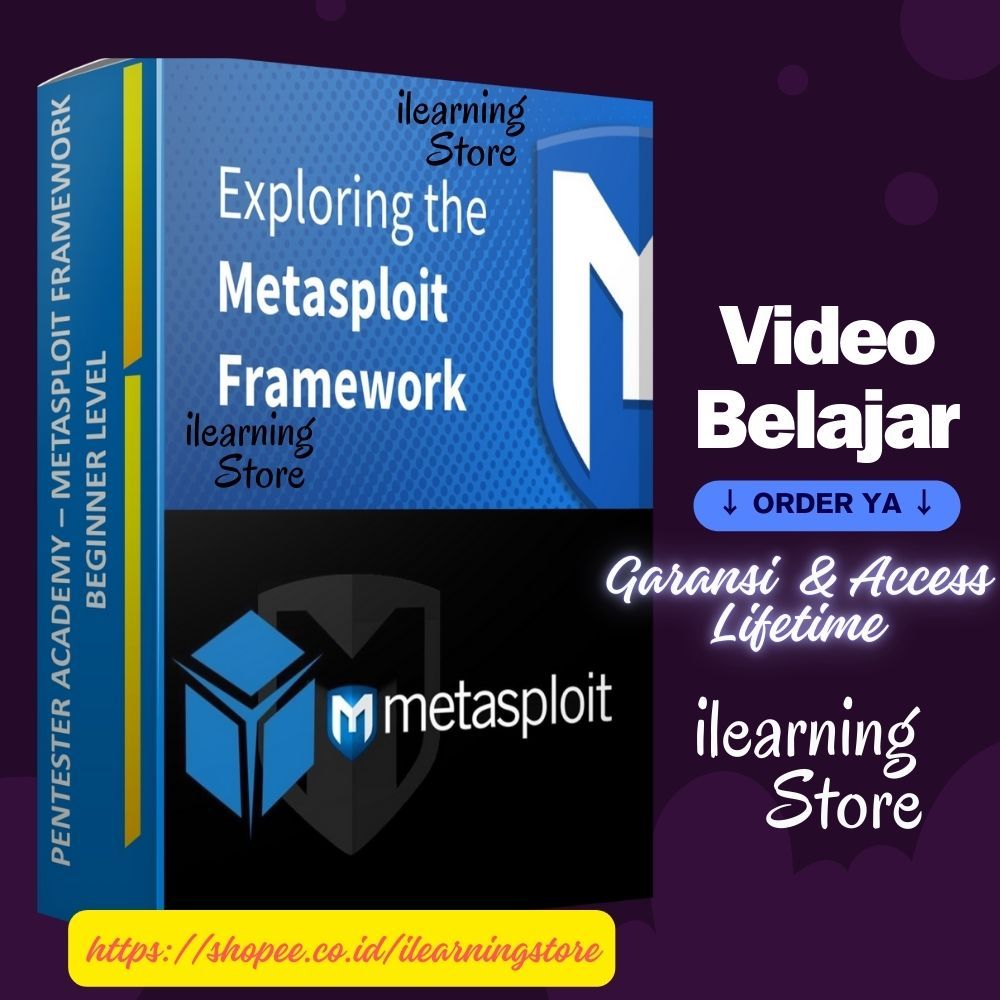 Jual [EC72] E-Course Belajar IT Penetration Testing Metasploit ...
