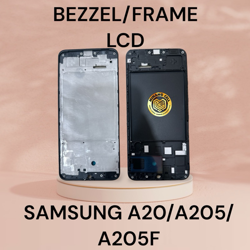 Jual BEZZEL/FRAME LCD/TULANG TENGAH SAMSUNG A20/A205/A205F | Shopee ...