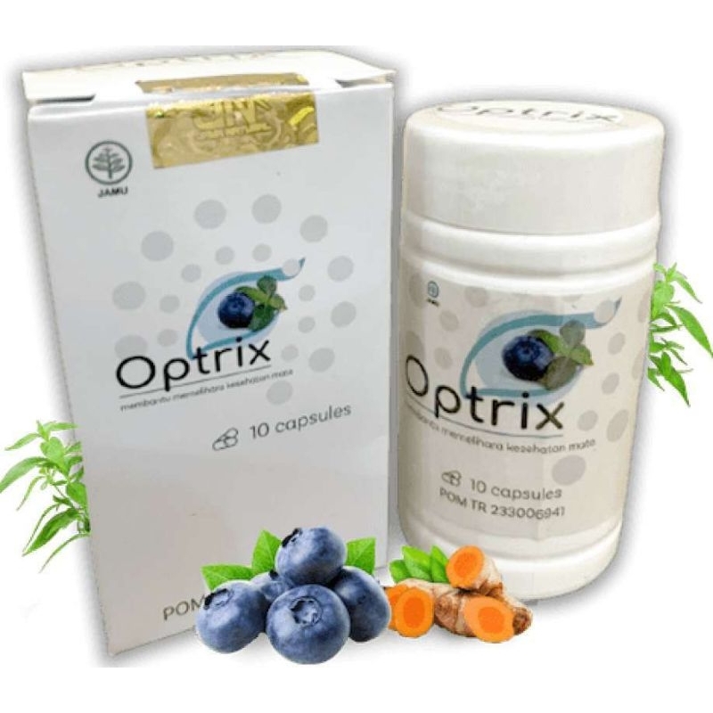 Jual Obat Mata OPTRIX Asli Herbal Original Ampuh 30 Kapsul | Shopee ...