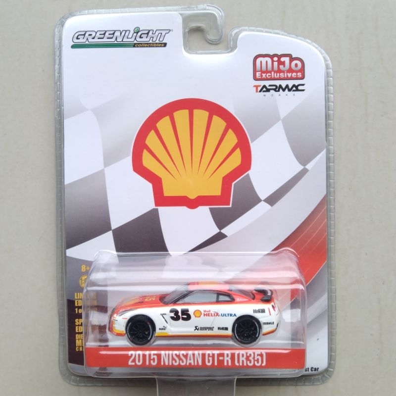 Jual Greenlight x Tarmac 2015 Nissan GT-R R35 Shell Helix R-35 | Shopee ...