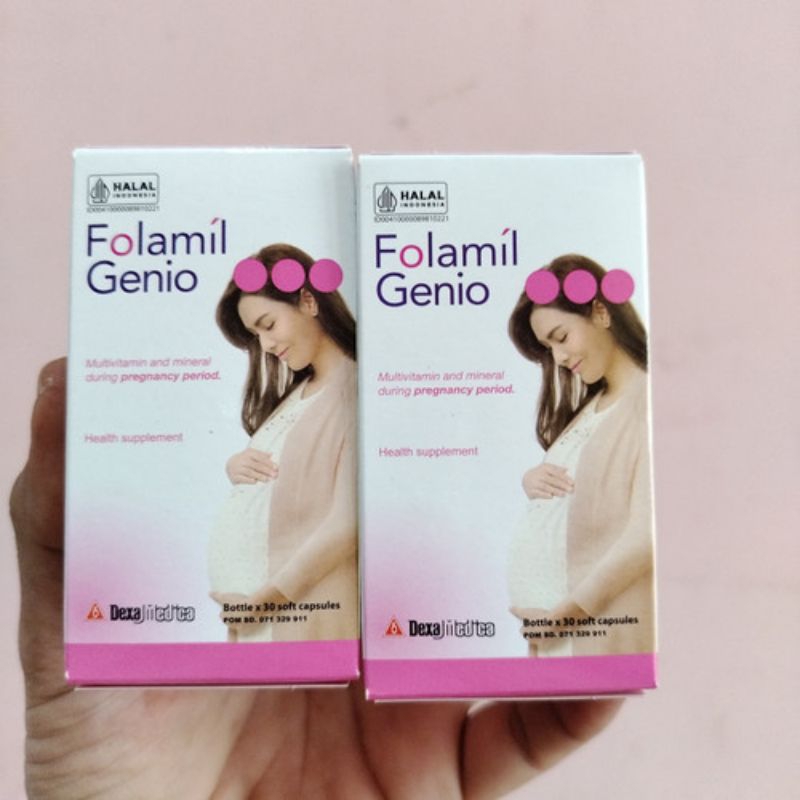 Jual Folamil genio botol isi 30 tablet | Shopee Indonesia