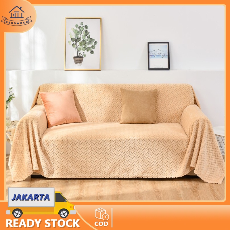 Jual Selimut penutup sofa /Selimut Estetik / Selimut Sofa Polos Gaya ...