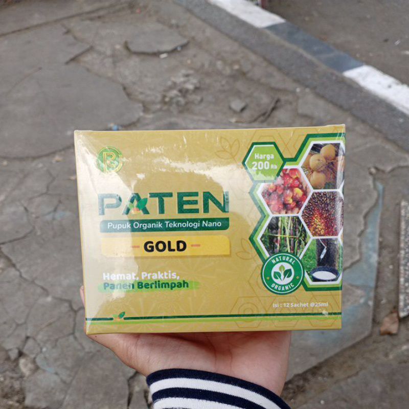 Jual PUPUK PATEN GOLD UNTUK SAWIT 1 box isi 12 sachet x 25 ml | Shopee ...