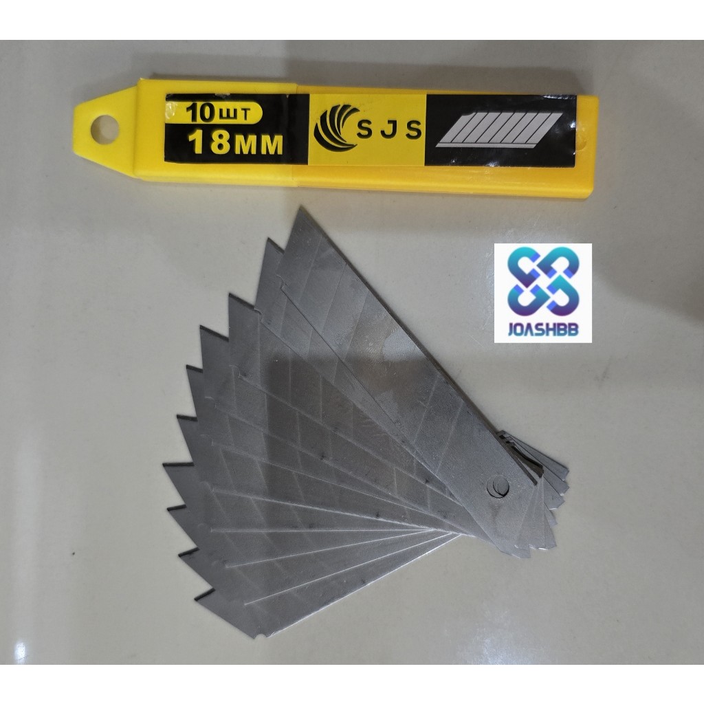 Jual [1 Tube] Isi Cutter Besar Refill 10bh L150 18mm L-150 / Pisau ...