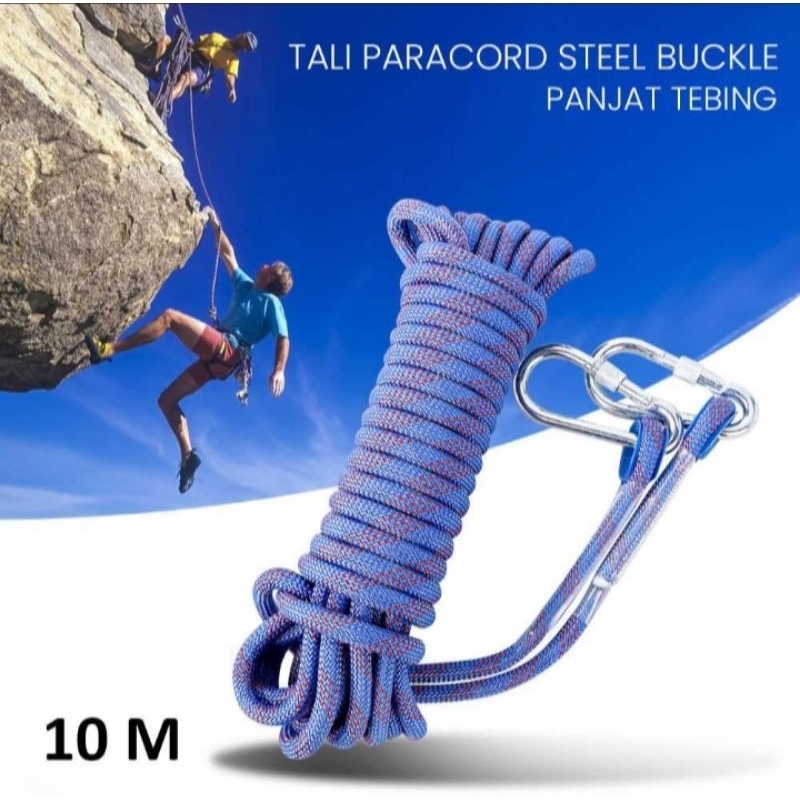 Jual Tali panjat tebing Tali paracord Tali karmantel carmantel 10mm 10 ...