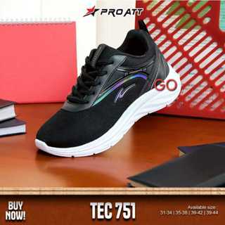 Jual ago PRO ATT sepatu sekolah HITAM-PUTIH Sepatu sneakers casual sport shoes sepatu kets tali ...