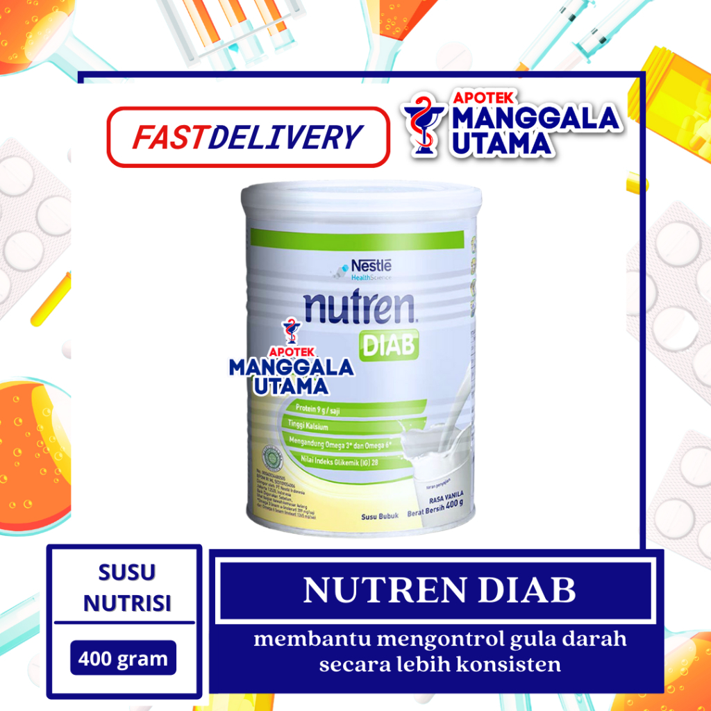 Jual NUTREN DIAB SUSU DIABETES 400 GR | Shopee Indonesia