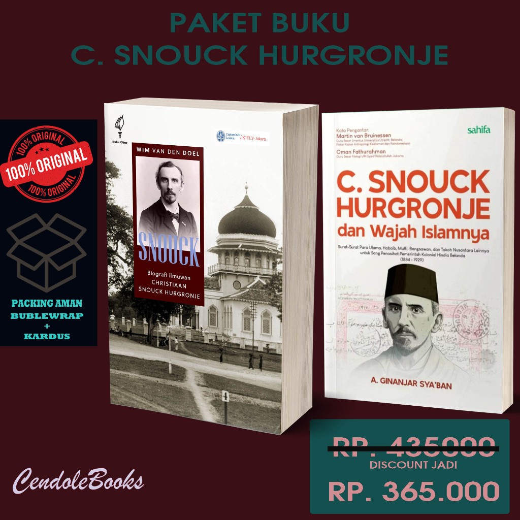 Jual Paket Buku C. Snouck Hurgronje Biografi dan Wajah Islamnya ...