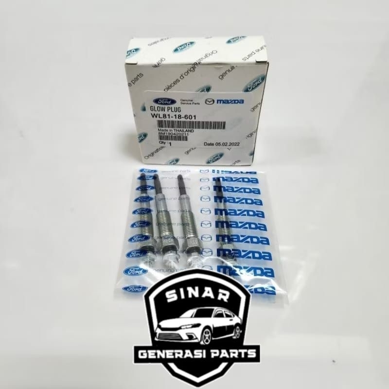 Jual BUSI PEMANAS GLOW PLUG FORD RANGER 2.5 EVEREST BT50 11V (4PCS ...