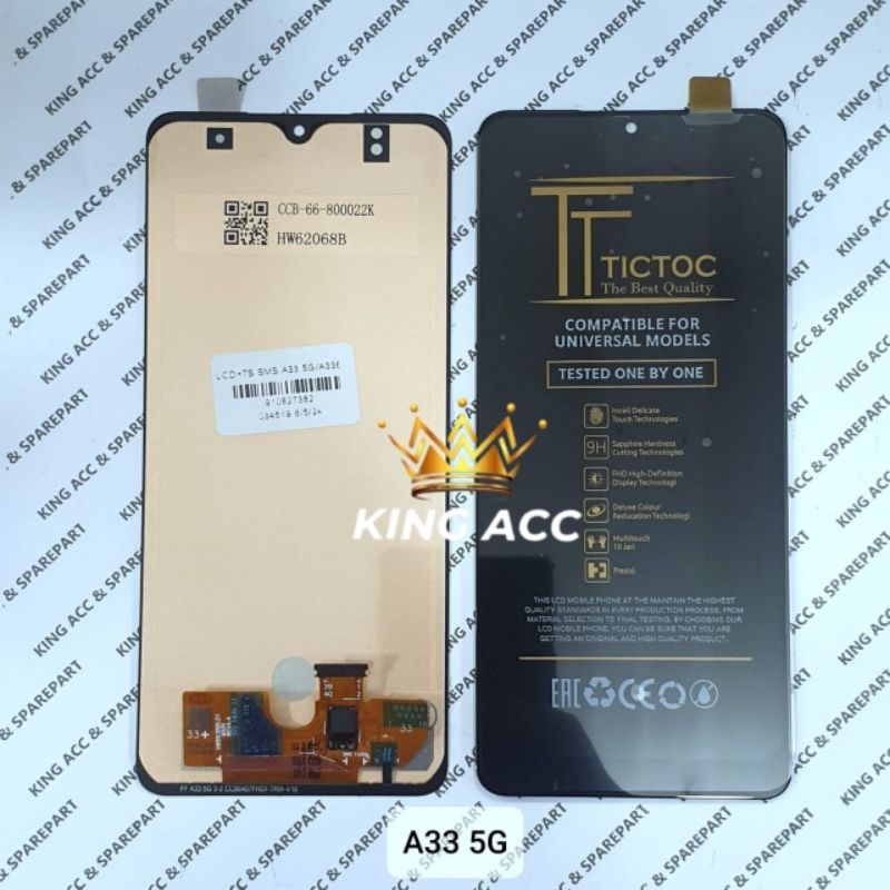 Jual LCD TOUCHSCREEN SAMSUNG GALAXY A33 5G A336 A336E BLACK INCELL | Shopee Indonesia